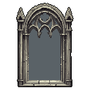 Gothic stone frame - Pixel Art | generated with AI by Mythmere Pollard