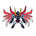 Gurren Lagann - Pixel Art | generated with AI by ALEN