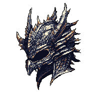 helmet of dragons - Pixel Art | generated with AI by sandacz