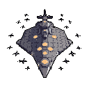 Illustrate a super carrier with its hull covered in massive hexagonal ...