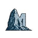 m - Pixel Art | generated with AI by sandacz