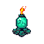 mana potion - Pixel Art | generated with AI by sandacz