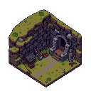 medieval mine, isometric view, asimov style - Pixel Art | generated ...