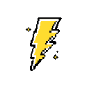Power ranger lightning bolt logo - Pixel Art | generated with AI by ...