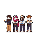 sprites de swap team - Pixel Art | generated with AI by Tarnvar Necromancer