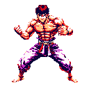 tekken like fighter from arcade - Pixel Art | generated with AI by sandacz