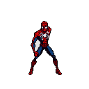 The Spiderman - Pixel Art | generated with AI by Ian