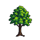 tree f - Pixel Art | generated with AI and edited by pixie.haus